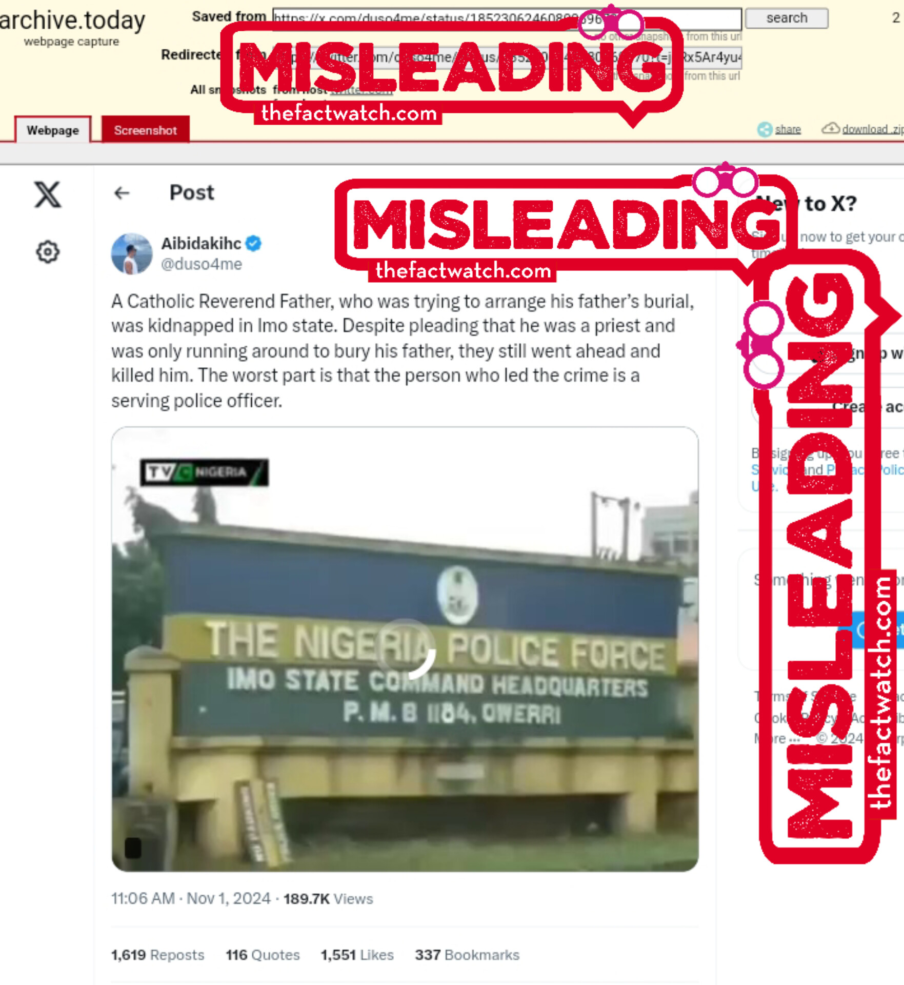 FactCheck: 2017 video of suspects who kidnapped and killed Catholic ...